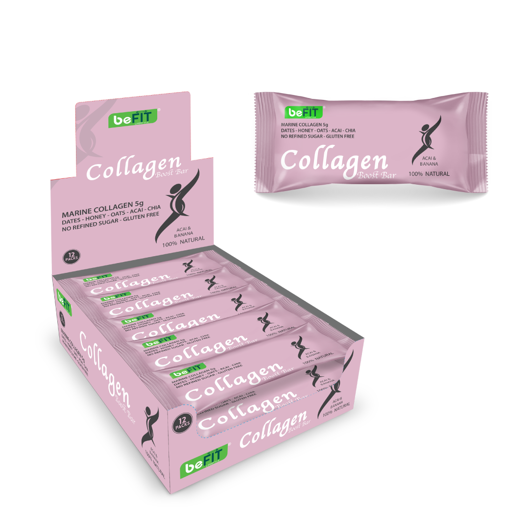 beFIT Collagen Bar Acai & Banana - 12pcs Box (540gm) | Beauty ...