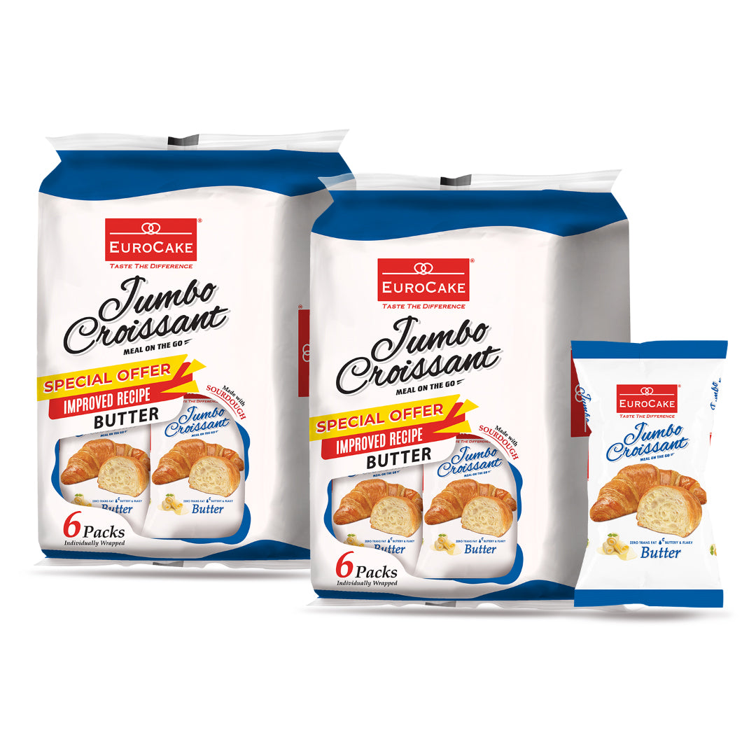 Eurocake Best Butter Jumbo Croissant Online In UAE | Dofreeze LLC