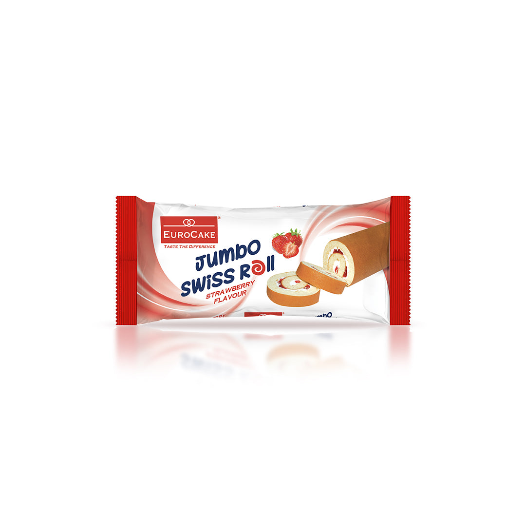 Eurocake Cake Roll - Jumbo Strwaberry Swiss Cake Roll | Dofreeze ...
